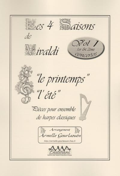 Vivaldi Antonio - Les quatre saisons vol. 1 (2 harpes à pédales)
