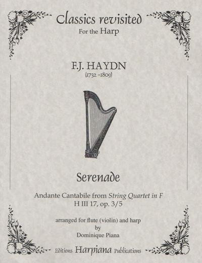 Haydn Joseph - Serenade (flûte ou violon & harpe)