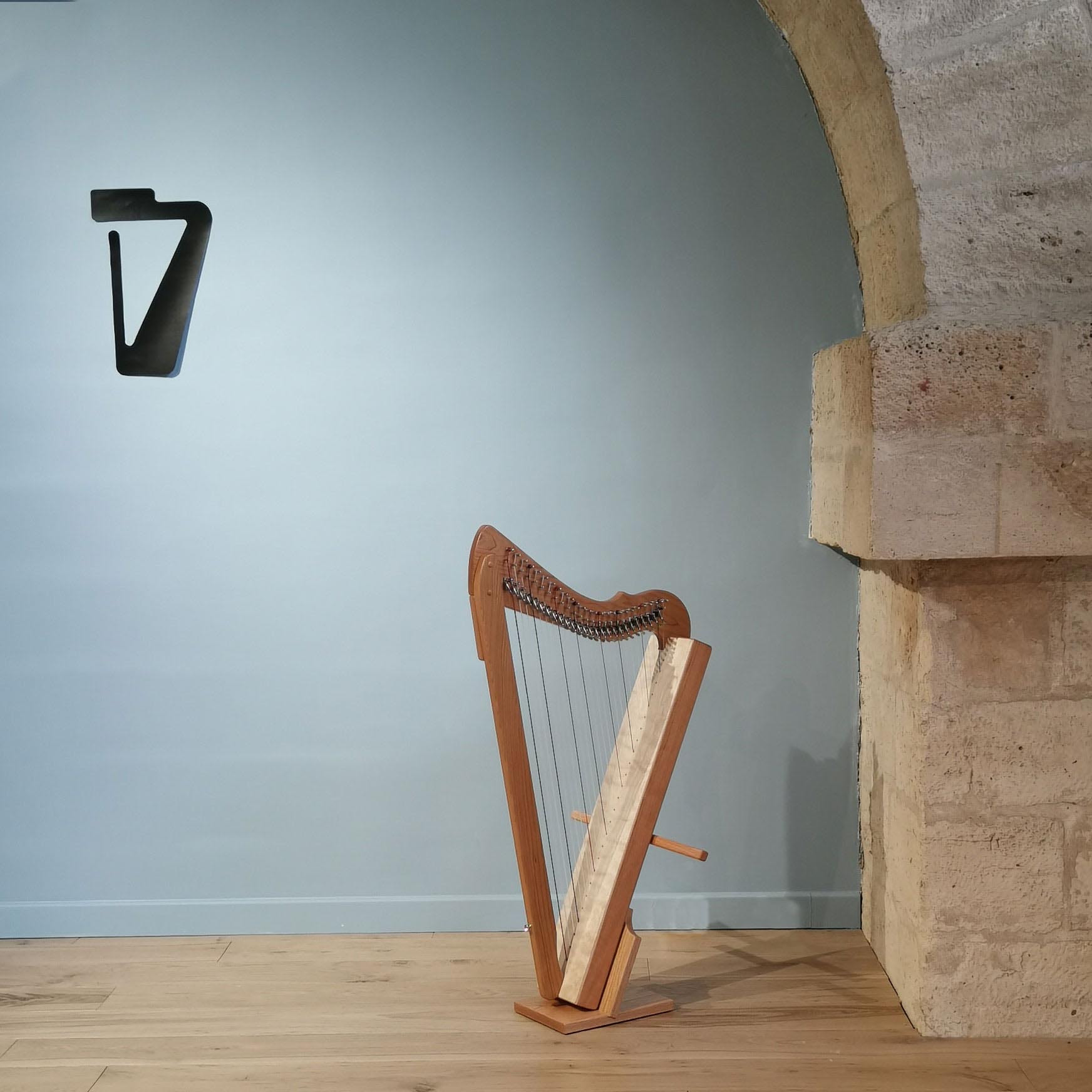 HARPSICLE - Fullsicle 26 cordes nylon - Finition cerisier